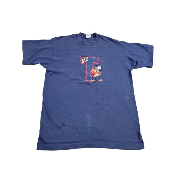 Warner Bros. | Shirts | Vintage 997 Taz Tshirt Mens Large Blue Looney ...